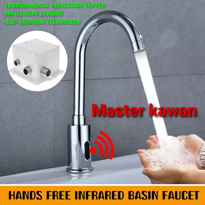 Jual Kran Wastafel Automatic Sensor /Kran Kitchen Sink Sensor Otomatis ...