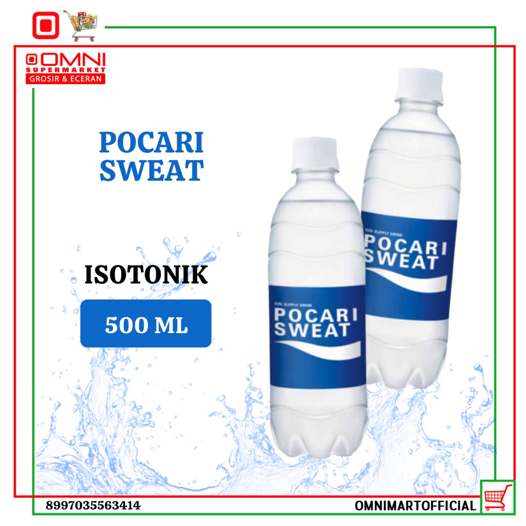 Jual Pocari Sweat Isotonik Penambah Ion Botol 500 Ml | Shopee Indonesia