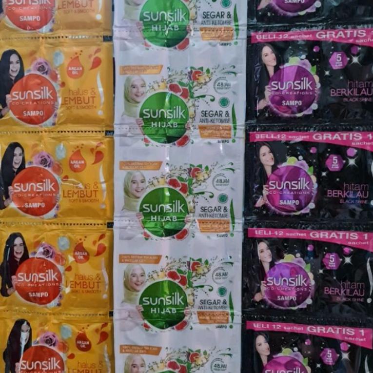 Jual SUNSILK Shampo 12 x 10ml | Shopee Indonesia