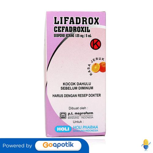 Jual LIFADROX 125 MG/5 ML DRY SYRUP 60 ML | Shopee Indonesia