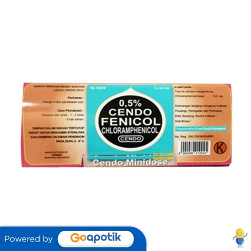 Jual CENDO FENICOL 0,50 % TETES MATA BOX 5 X 0,6 ML MINIDOSE | Shopee ...