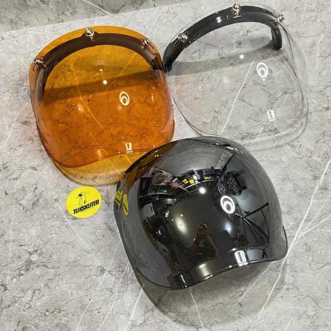 Jual Visor Bubble SNAIL Original / Kaca Helm Universal Bogo Helm ...