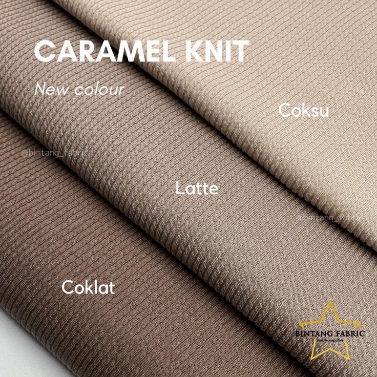 Jual Bahan Kain Caramel Knit Per 0,5 Kg Terbaru | Shopee Indonesia