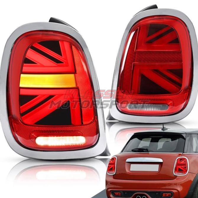 Jual Vland Union Jack Stop Lamp Mini Cooper F55 F56 Stoplamp Lampu ...