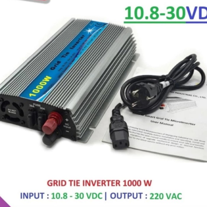 Jual 1000 WATT GRID TIE INVERTER OUT: 220V - IN :10,8-32VDC (12V SYSTEM ...