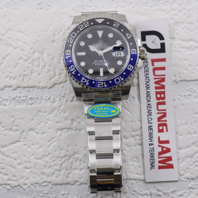 Jual JAM TANGAN MEWAH BATMAN GMT 126710 CERAMIC 72 HOURS CLEAN | Shopee ...
