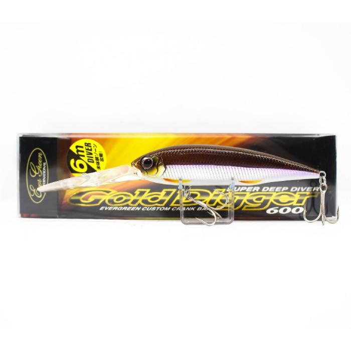 Jual TERUJI Evergreen Gold Digger 600 Crank Bait Floating Lure 32.5g ...
