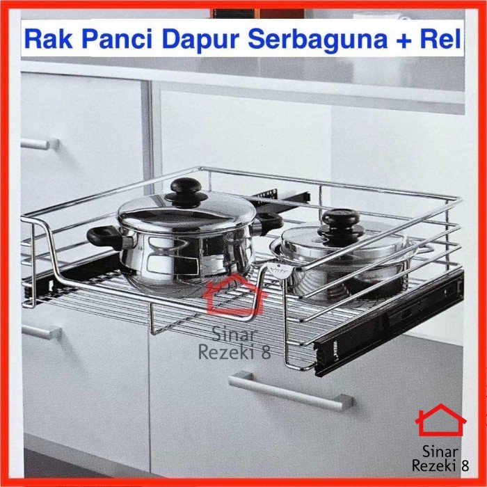 Jual Rak Tarik Panci Vitco Sc 24040 Rel Dapur Piring Laci Pakaian ...