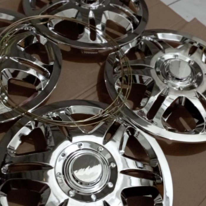 Jual Original Cover Dop Velg Ring 12 Inch Chrome Wheel Dop Cover Velg ...