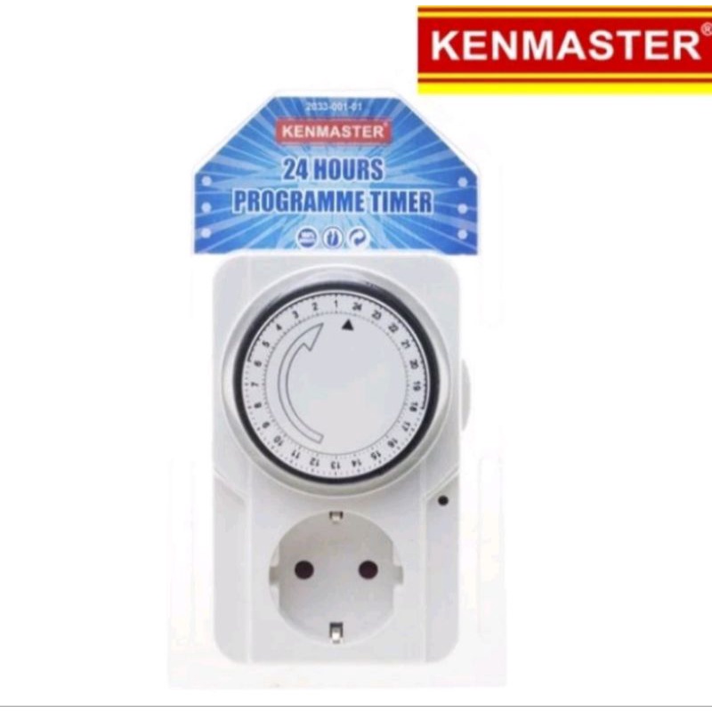 Jual KENMASTER STOP KONTAK TIMER HEMAT ENERGI ANALOG COLOKAN LISTRIK ...