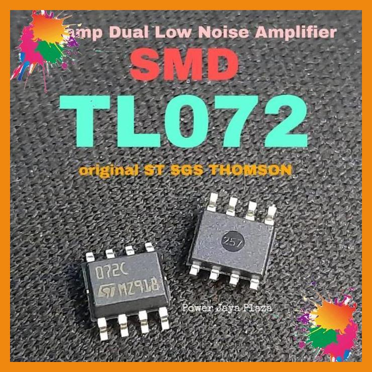 Jual ic smd tl072 op amp dual low noise amplifier original st asli [pjp] | Shopee Indonesia