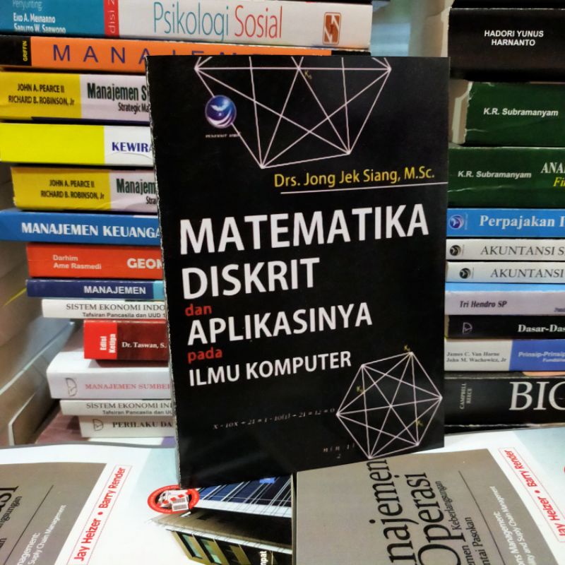 Jual Matematika Diskrit Dan Aplikasi Pada Ilmu Komputer By Drs. Jong ...