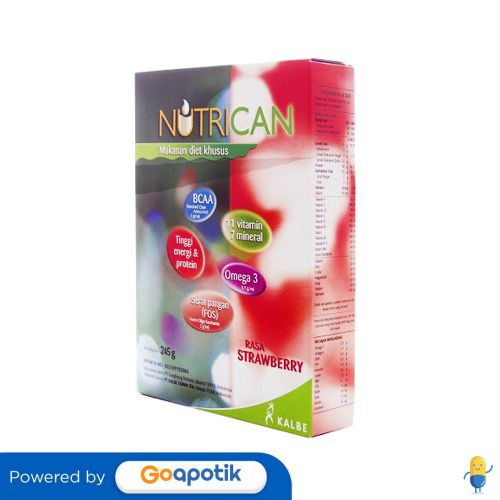 Jual NUTRICAN RASA STRAWBERRY POWDER 245 GRAM BOX | Shopee Indonesia