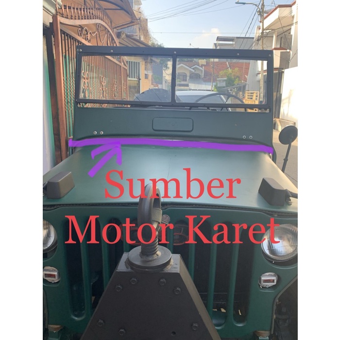 Jual [Baru] Karet Frame Bawah Kaca Jeep Willys Bisa Sameday | Shopee ...