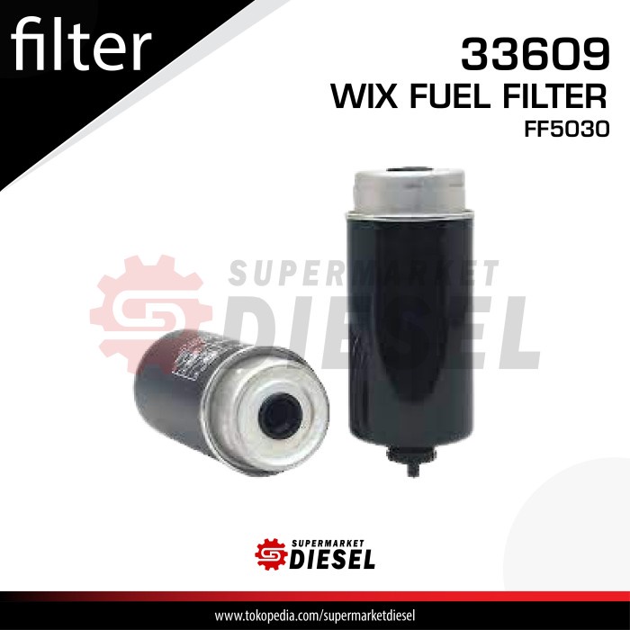 Jual [Baru] Wix 33609 Fuel Filter / Fleetguard Ff5030 / Ff 5030 ...