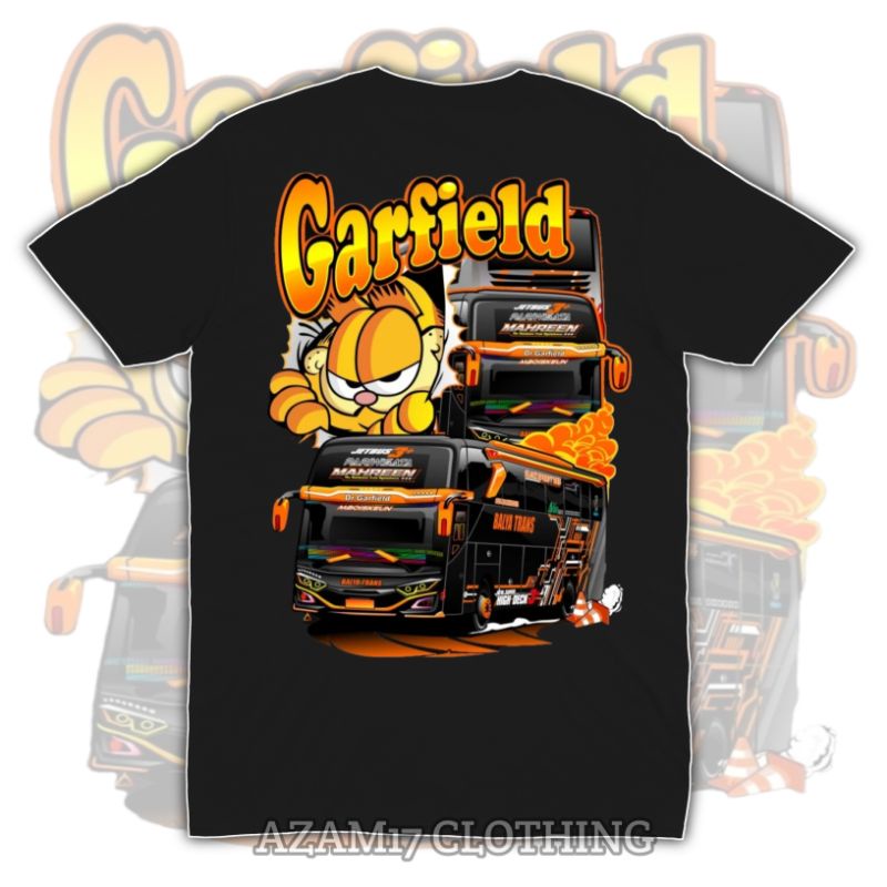 Jual (FREE NAMA) KAOS BISMANIA BALYA MAHREEN GARFIELD EDITION BAJU ...
