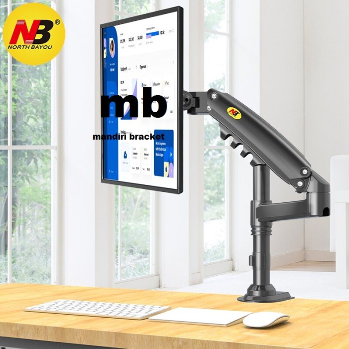 Jual [Ori] New Bracket Monitor/Breket Jepit Meja/Braket Tv Nb H100 15 ...
