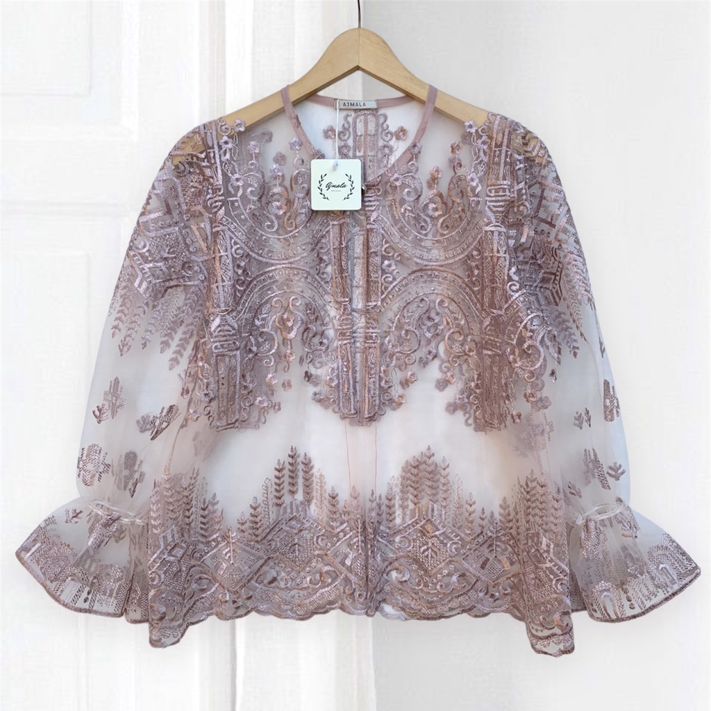 Jual Outer brokat etnik tile / outer brukat / baju kondangan / Ajmala ...