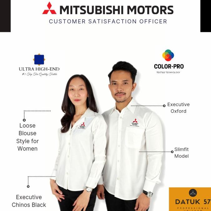 Jual New Seragam Kemeja Mitsubishi Cso (Customer Satisfaction Officer ...