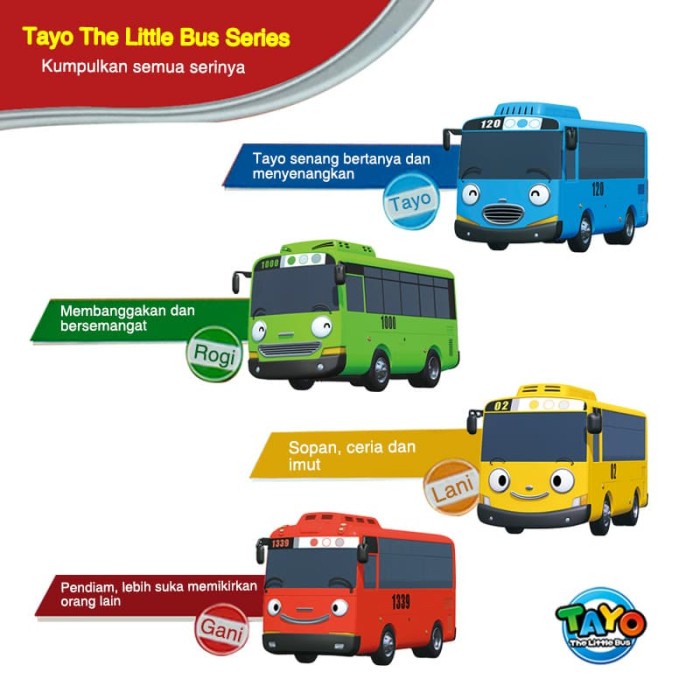 Jual HOT SALE!!! TAYO THE LITTLE BUS - FRICTION BUS GANI - ORIGINAL ...