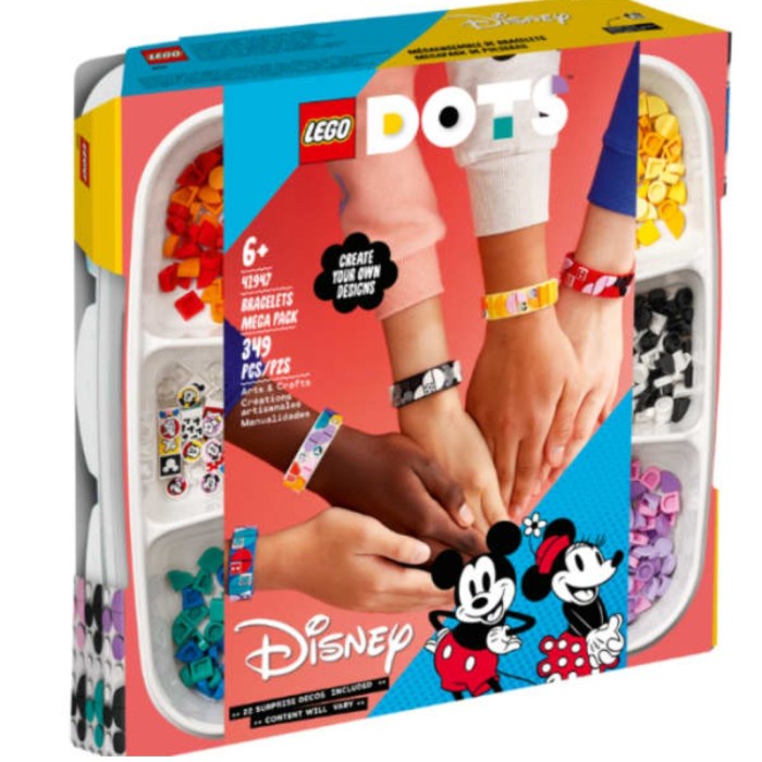 Jual Lego Dots 41947 Disney Mickey Mouse Bracelets Mega Pack | Shopee ...