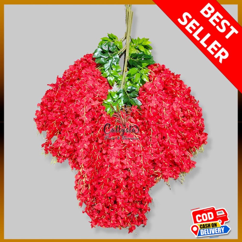 Jual Trend - 1LUSIN BUNGA WISTERIA JUMBO GANTUNG - DAUN RAMBAT JUNTAI ...