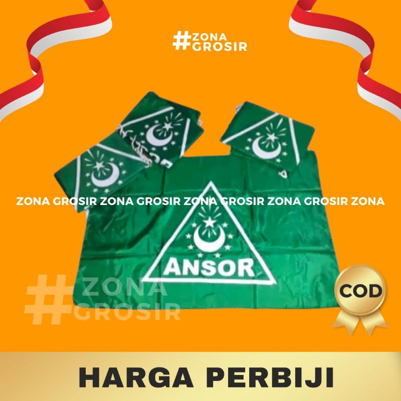 Jual Bendera Ansor 55x75 cm ( bijian ) | Shopee Indonesia