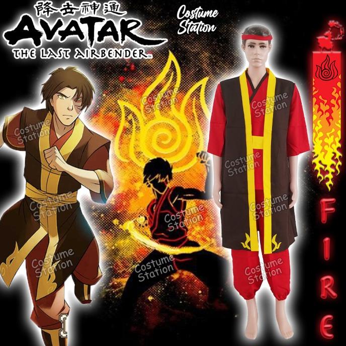 Jual Kostum Zuko Avatar The Last Airbender / Costume Fire Bender Dewasa ...