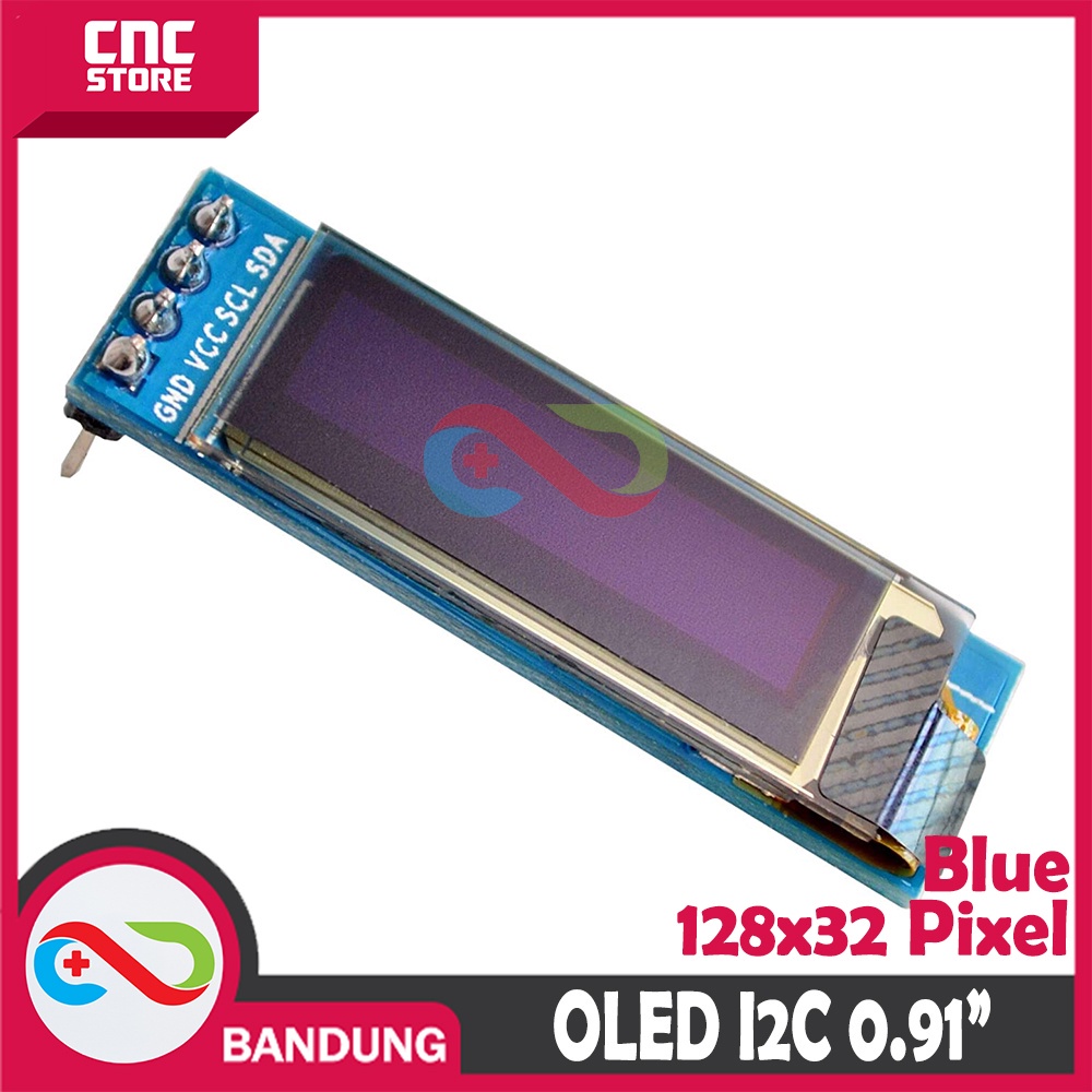 Jual OLED DISPLAY 0.91" INCH 128X32 LCD SCREEN BLUE | Shopee Indonesia