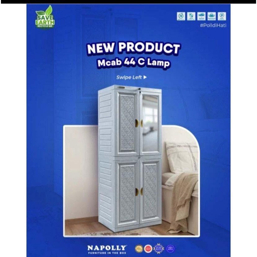 Jual Napoly 44 C LAMP: Meja Napolitan Modern dengan Pencahayaan ...