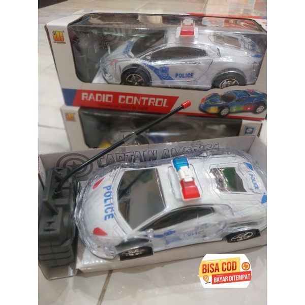 Jual MAINAN ANAK MOBIL REMOTE RC REMOTE CONTROL POLISI dan KAPTEN ...