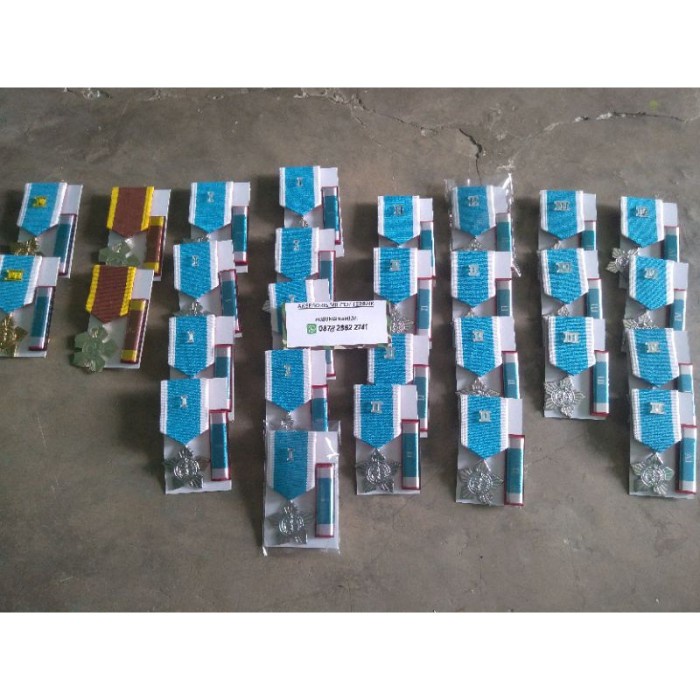 Jual ready MEDALI PANCAWARSA PRAMUKA 1 SET TANDA HARIAN DAN LENCANA PDU ...