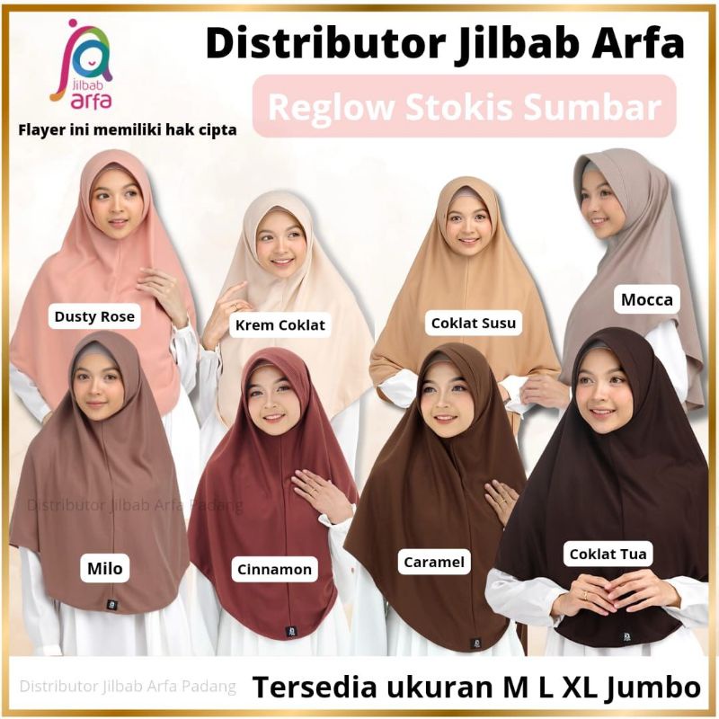 Jual [COD bisa] Amira khsusu ukuran Xl Bergo Antem by Jilbab Afra Arfa ...