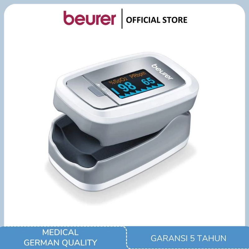 Jual BEURER PO40 PULSE OXIMETER SATURASI OKSIGEN OXYMETER PO-40 / PO40 ...