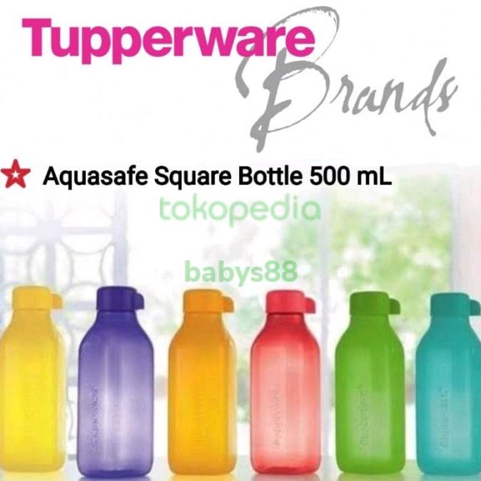 Jual BOTOL MINUM TUPPERWARE 500ML - ECO SQUARE BOTTLE TUPPERWARE 500ML ...