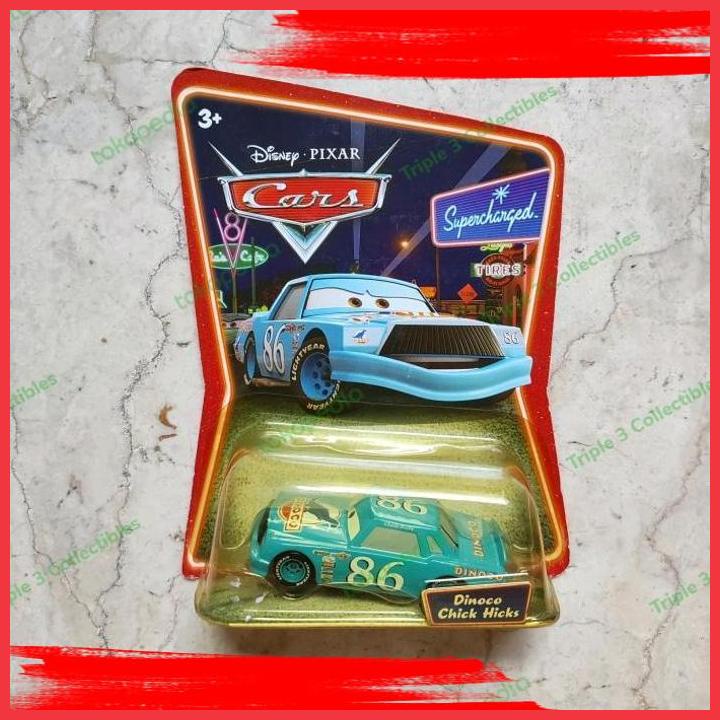 Jual (TRI) DIECAST 1/55 MATTEL DISNEY PIXAR CARS DINOCO CHICK HICKS ...