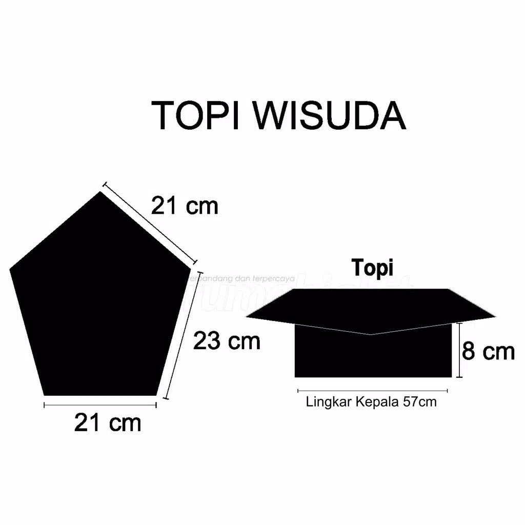 Jual [[Ready Sto]] Toga Ipb / Topi Wisuda / Topi Sarjana Ter | Shopee ...