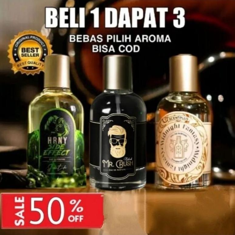 Jual Miliki - beli 1 dapat 2 parfum mr crush hrny staycation side ...