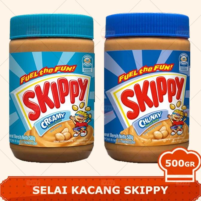 Jual SELAI KACANG SKIPPY PEANUT BUTTER 500GR | Shopee Indonesia