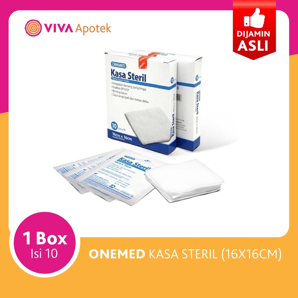 Jual Kasa Steril Onemed (16 X 16 cm) (10 Pcs) | Shopee Indonesia
