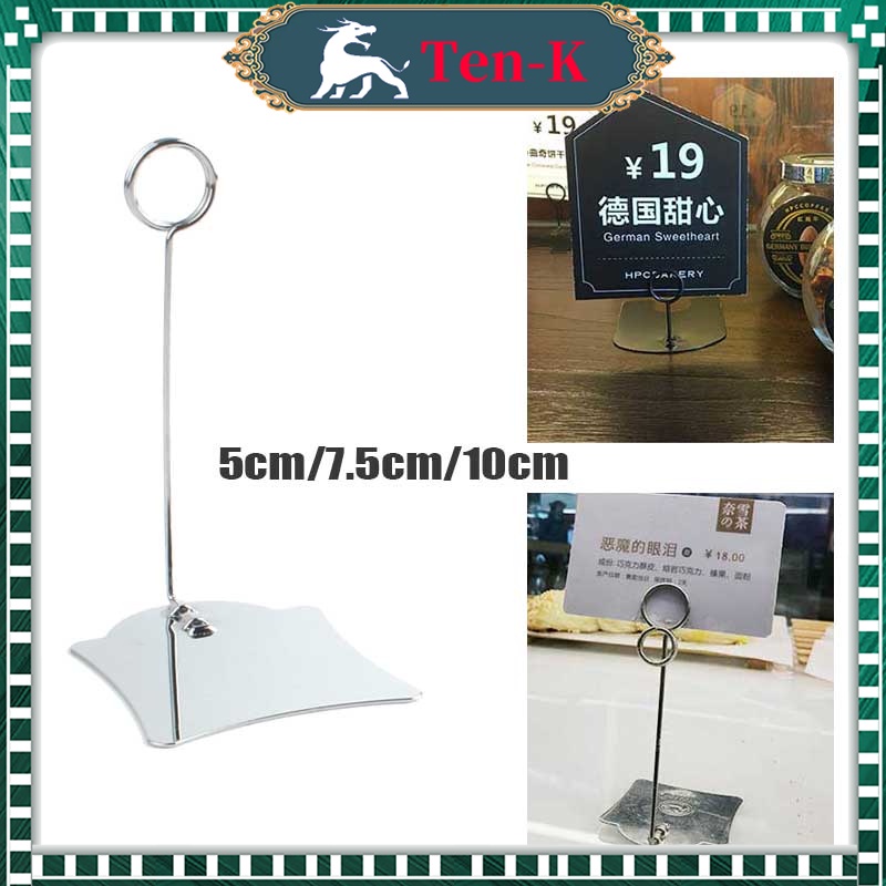 Jual Price Tag Holder / Table Menu Stand / Price Tag Stand / Stand Card ...