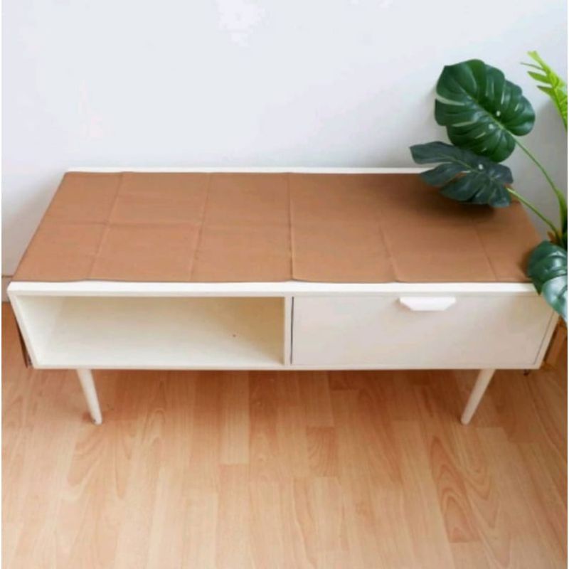 Jual Taplak meja kain polos katun tanpa renda meja tamu atau Runner ...