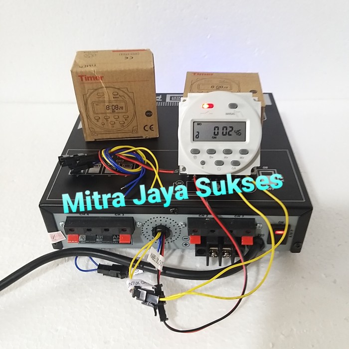 Jual Timer Dc 12 Volt Plus Soket Kabel Timer | Shopee Indonesia