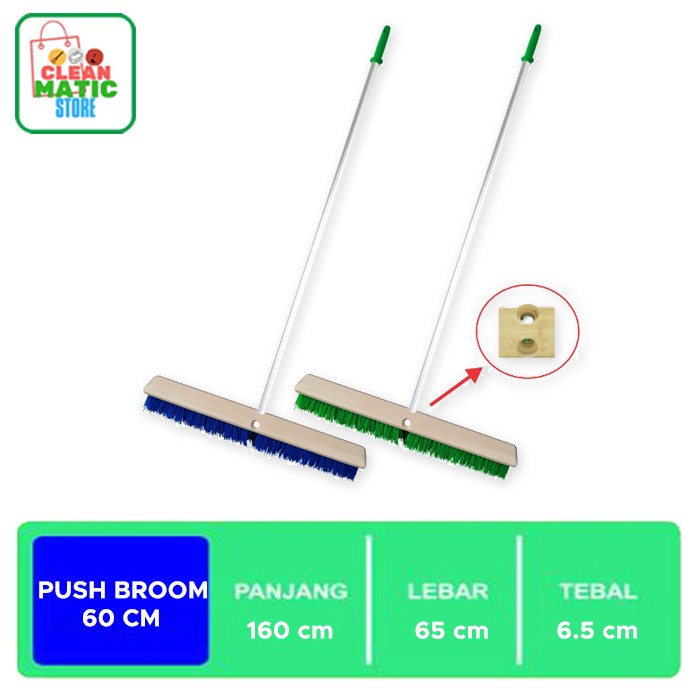 Jual Termurah Clean Matic - Sapu Outdoor Push Broom 60 Cm Berkualitas ...