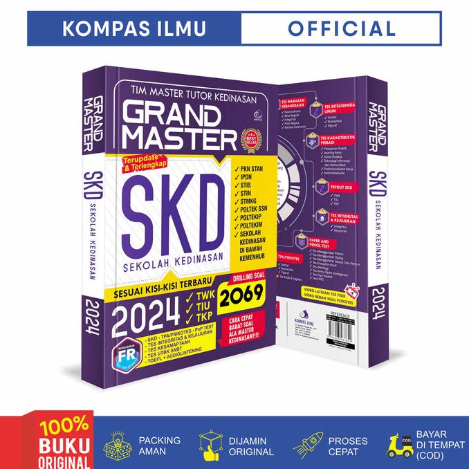 Jual Terbaru Buku Grand Master Skd Sekolah Kedinasan 2023 Kisi-Kisi Terbaru Limited Edition ...