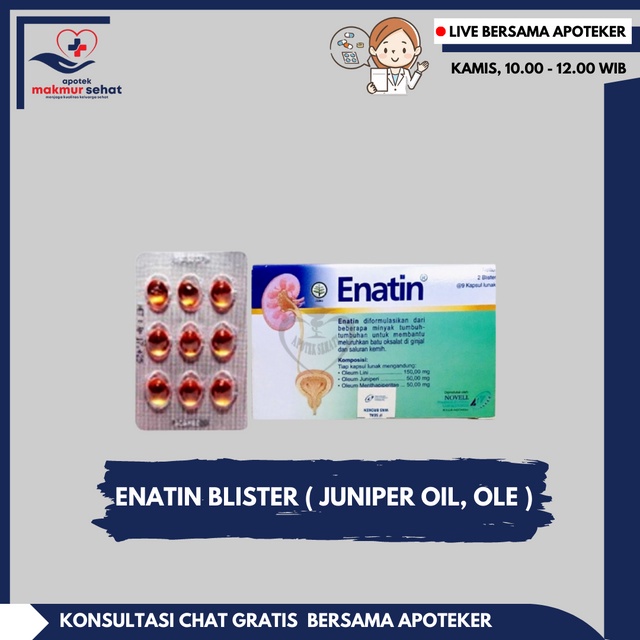 Jual ENATIN BLISTER ( JUNIPER OIL, OLE ) | Shopee Indonesia