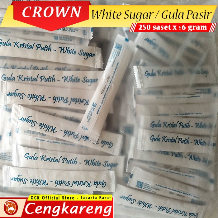 Jual WHITE SUGAR SACHET 250 PCS - GULA PASIR SASET / GULA KRISTAL PUTIH ...