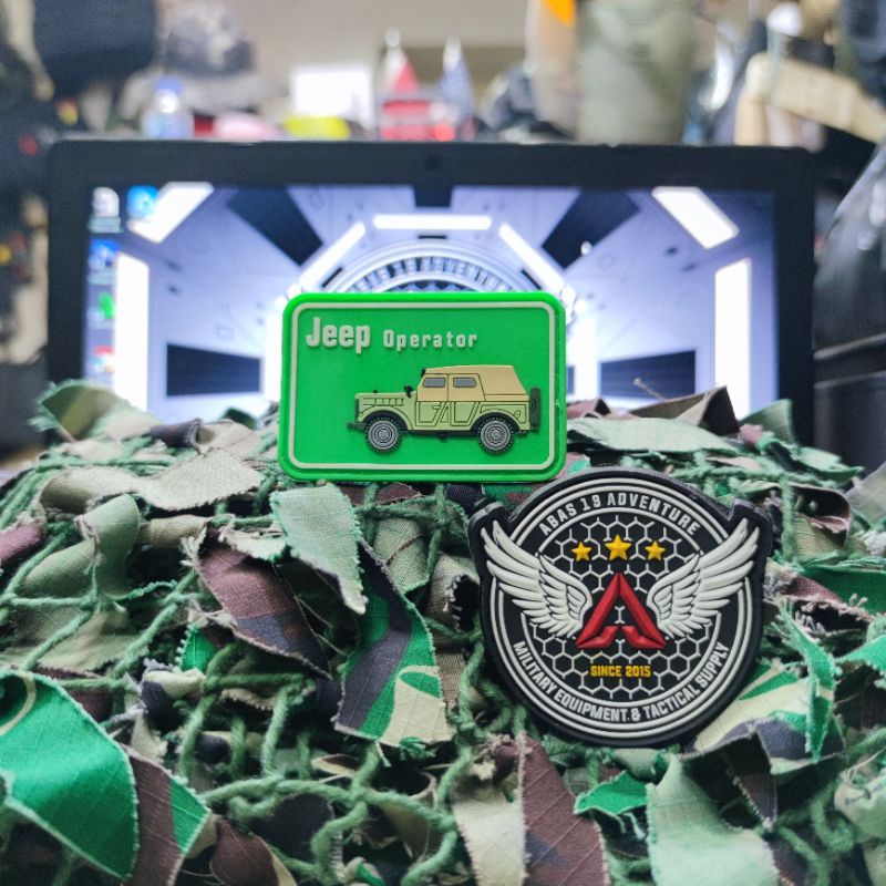 Jual Patch Rubber Logo Karet JEEP OPERATOR | Shopee Indonesia