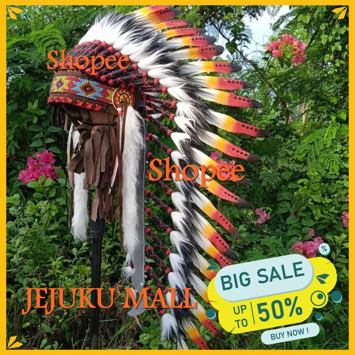 Jual TOPI INDIAN / TOPI SUKU INDIAN JERMAN STYLE MEDIUM BAHAN BERKELAS ...