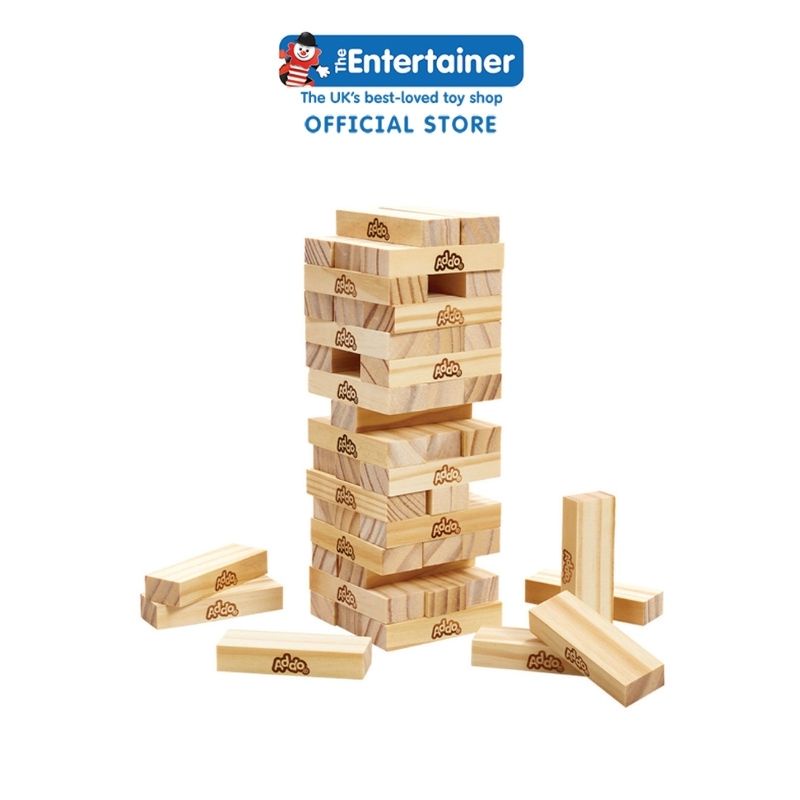 Jual Addo Games Wooden Topple Tower - Mainan Board Game Anak | Shopee ...